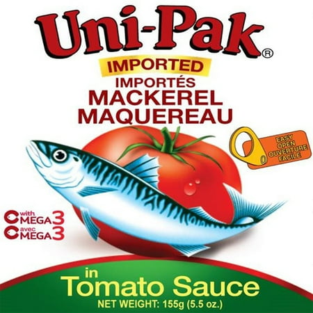 UNIPAK Mackerel in Tomato Sauce , 155g | Walmart Canada