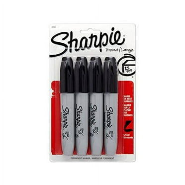 Sharpie Metallic Markers, Assorted Colors, 6-Count, Chisel Tip, Quick ...