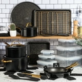 Thyme & Table 32-Piece Cookware & Bakeware Nonstick Set, Black - Walmart.com