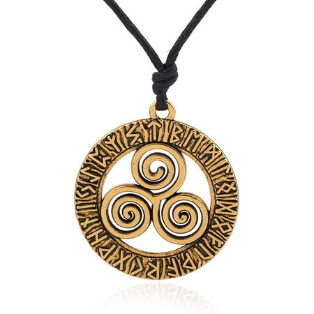 Norse Viking Runes Trisceli Symbol of Prosperity and Fertility Talisman ...