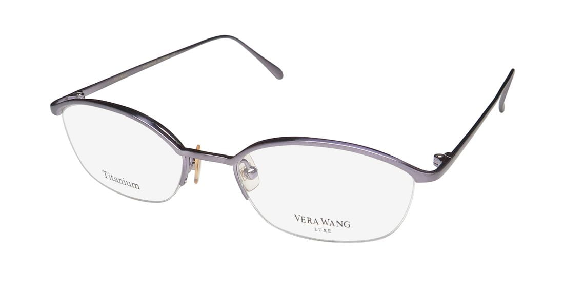 Vera Wang Luxe Mireille 2 Titanium Contemporary Flagship Eyeglass Frameglasses
