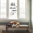 1 pc PVC Wall Stickers for Wall Decoration Word Love Heart Pattern ...