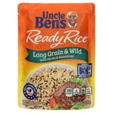 UNCLE BEN'S Ready Rice: Long Grain & Wild, Family Sized, Seasoned ...
