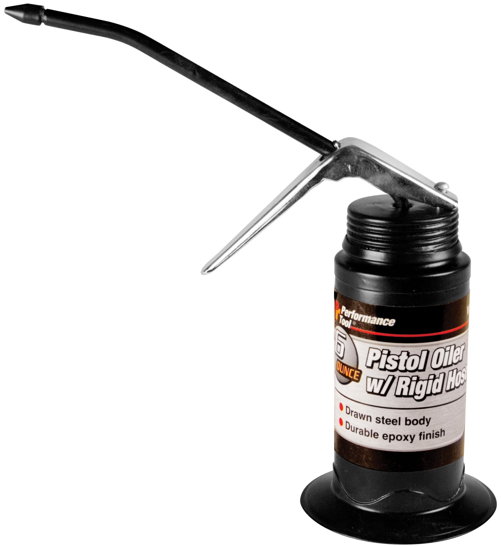 Performance Tool W54264 Pistol Oiler with Rigid Hose, 6 oz , Black ...