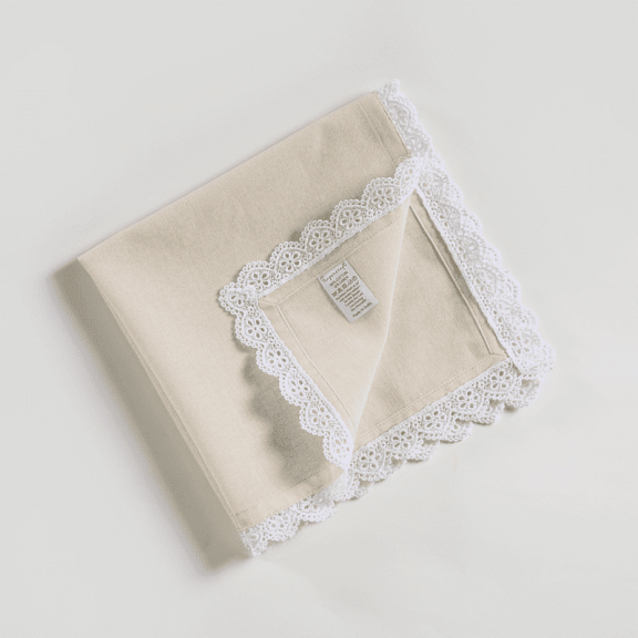 Fingercraft Dinner Cloth Napkin, Soft Cotton, Natural, Washable ...