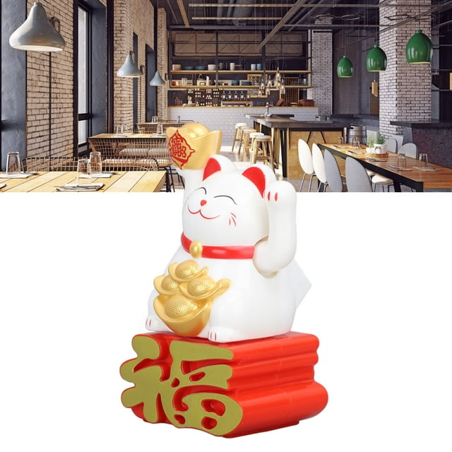 Chat de Bienvenue, Fortune Chance Richeté Chat Solaire Mignon, Chat ...