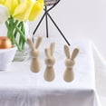 Easter Wooden Bunny Simulation Graffiti Puppet For Diy Painting Craft ...