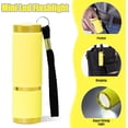 9 LED Glow in The Dark Flashlights, Rubber Coated Small Flashlights ...