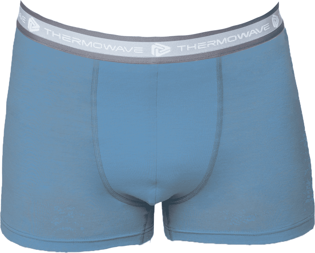 THERMOWAVE - MERINO LIFE / Mens Merino Wool Boxer Briefs / BLUESTONE ...