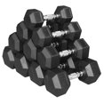 BalanceFrom 300 LB Dumbbell Set, Pair of 20, 25, 30, 35, 40 LBs ...