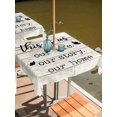 54x54 Square Tablecloth, Farmhouse Butterfly Outdoor Tablecloth with ...