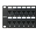 Construct Pro 48-Port Cat6 Rack Mount Patch Panel (19”/2U, RoHS ...