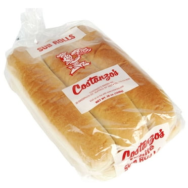 Costanzos Bakery White Submarine Roll, 176 Gram -- 36 per case ...