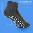 Sixwipe 4 Pairs Non Slip, Cushioned Grip Socks for Yoga, Dance, Men ...
