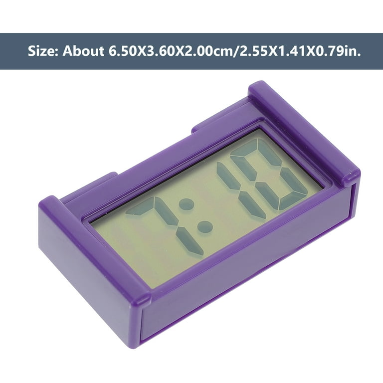 Mini Stick On Led Clocks Mini Digital Clock Alarm Clock With TEMP