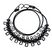 FeiFu Retractable Travel Clothesline with 12 Clips,Windproof Portable ...