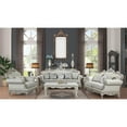 Toscano Traditional Style Sofa Made with Silver Wood - Walmart.com