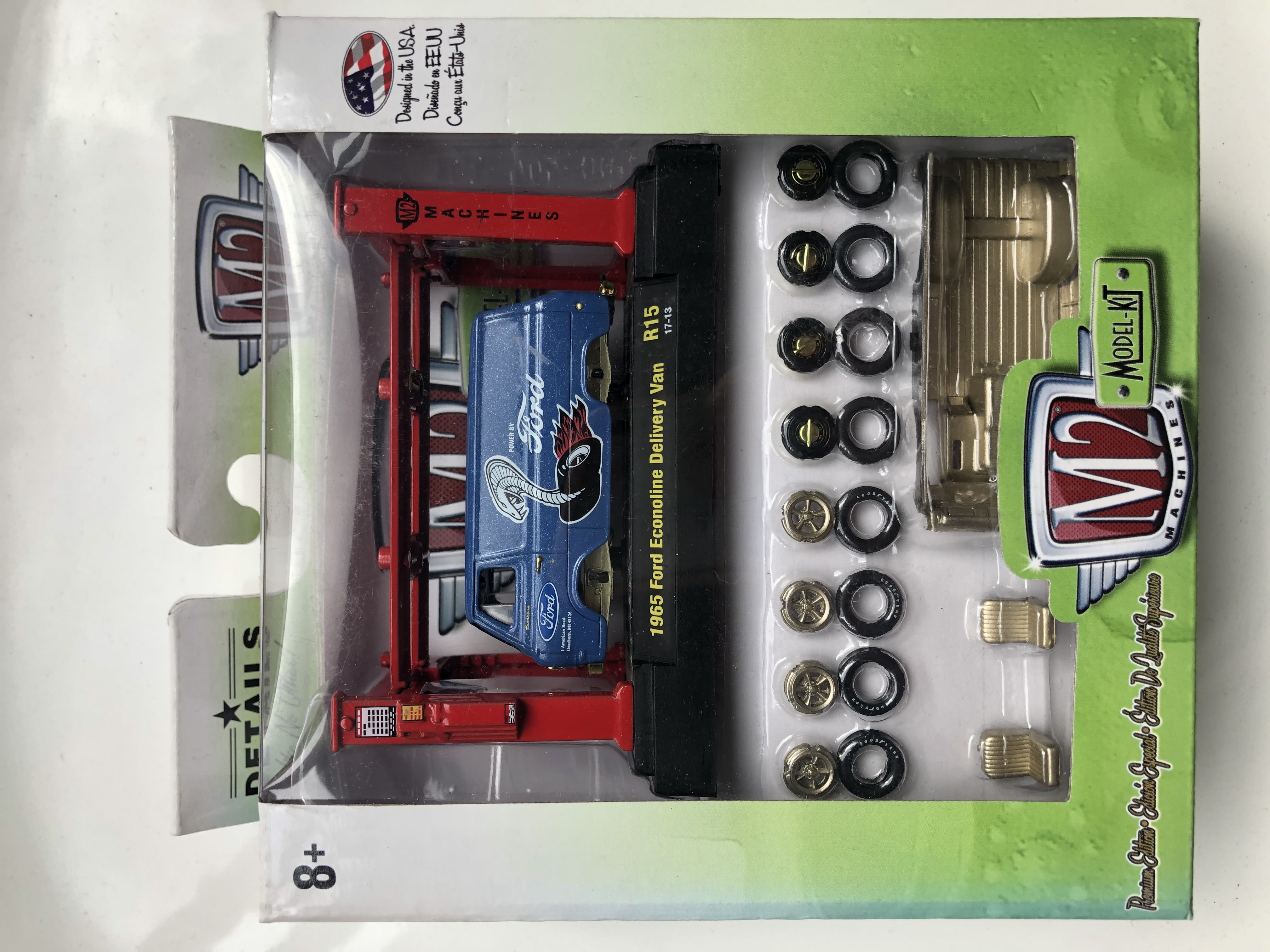 M2 MACHINES MODEL-KIT 1965 FORD ECONOLINE DELIVERY VAN CHASE 37000-15 ...