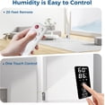 Humidifier Large Room,2.4Gal Cool Mist Humidifiers for Bedroom 9L High ...