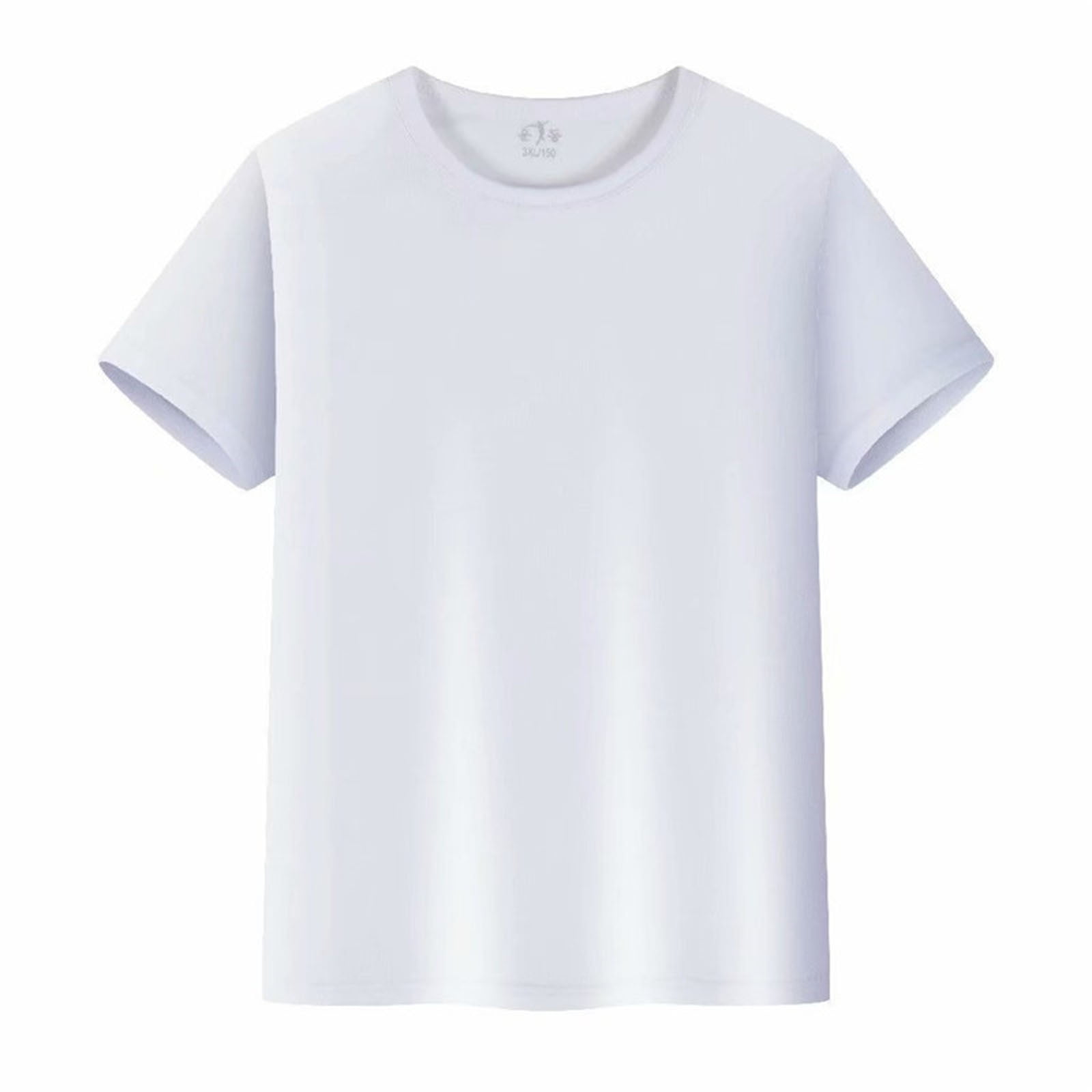 YOUSNH Kids T Shirts Short Sleeve Plain Top Tees Boy & Girl Unisex ...