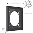 Art Vinyl Play & Display 12″ Vinyl Record Frame – -Resistant Wall-Mount ...