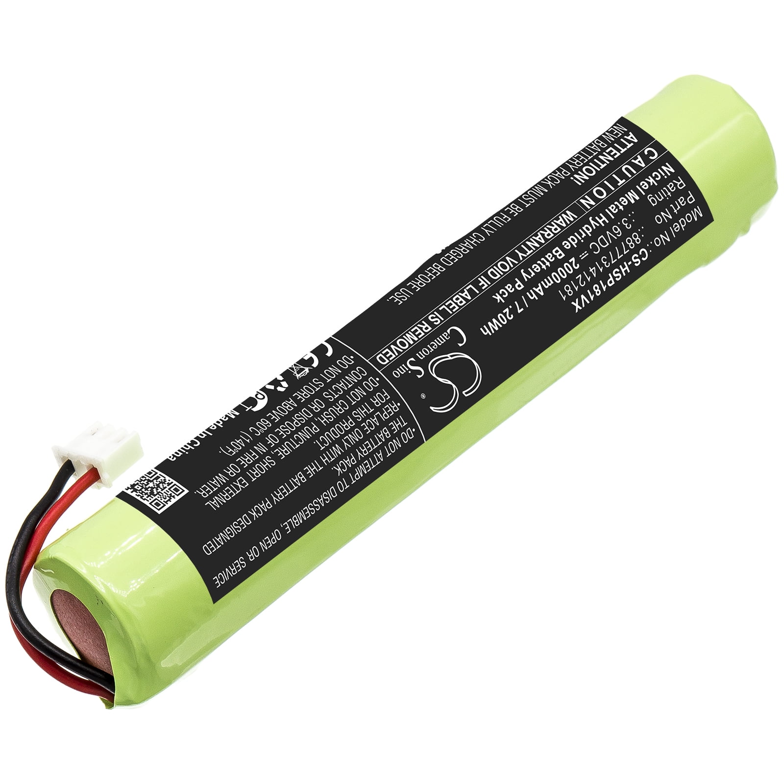 2000mAh Hurricane 8877731412181 Battery for Spin Scrubber - Walmart.com