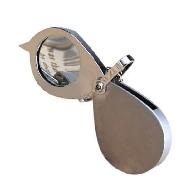 30mm 3X Pocket Folding Magnifier Reading Magnifying Glass Loupe With ...