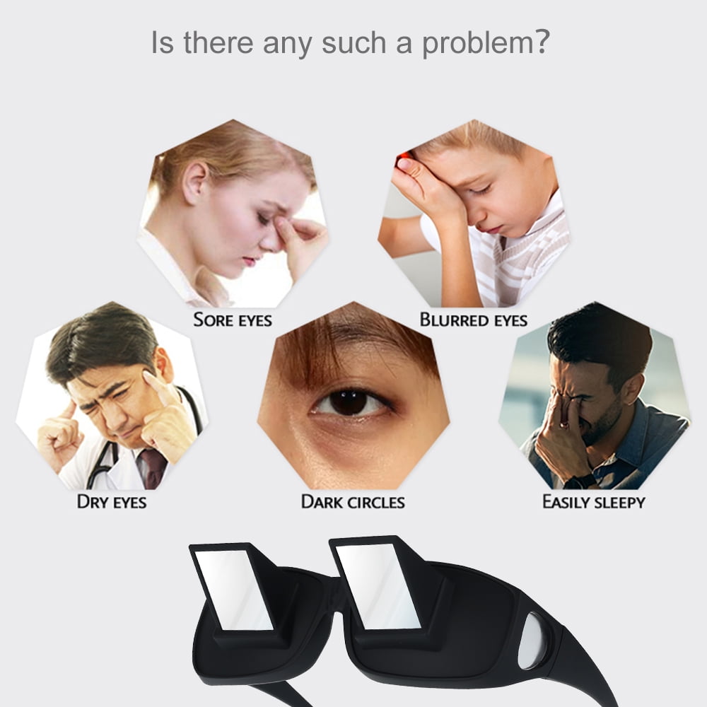 Buy Nktier Lazy Glasses Bed Reading Prism Glasses Lazy Spectacles