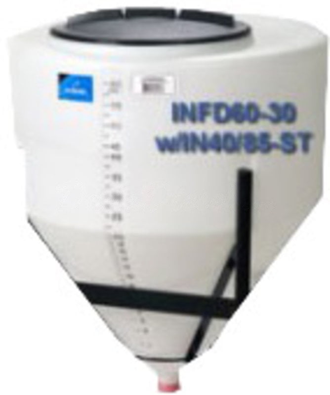 60 Gallon Full Drain Cone Bottom Inductor Tank (no stand) - Walmart.com