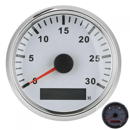 VGEBY Marine Boat Tachometer,85mm 3000 RPM 12V/24V IP67 Waterproof Anti ...