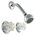 LDR 2-Handle Chrome Tub and Shower Faucet - Walmart.com