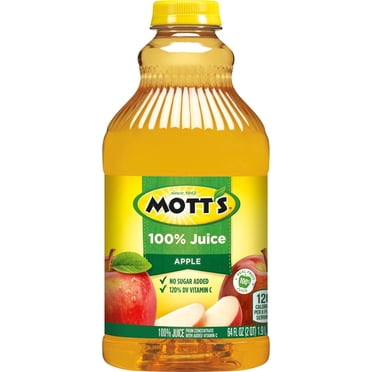 Mott's 100% Juice Original Apple Juice, 48 fl oz, Bottle - Walmart.com