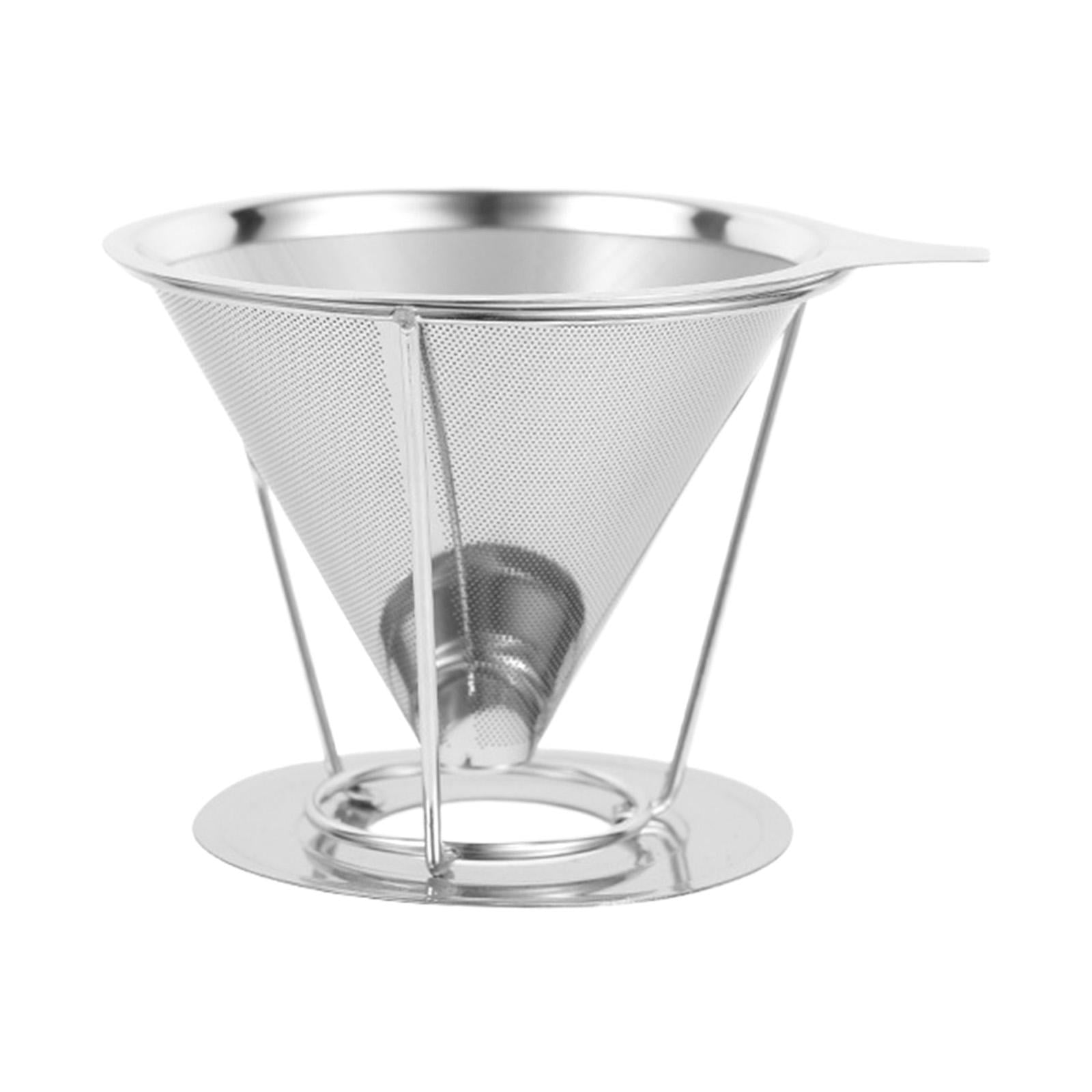 Click here for Luzkey Coffee Dripper Coffee Funnel Metal Cone Fil... prices