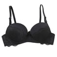 Agkizg Bralette Bras for Women Push Up Lace Lightly Lined Wireless ...