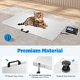 1100lb Digital Livestock Vet Scale, Heavy-Duty Animal Platform Scale ...