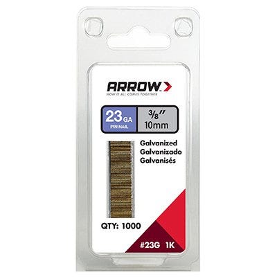 Arrow Pin Nails, 23-Ga., 3/8-In., 1,000-Pk. 1 Pack - Walmart.com