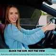 Car Window Shades, 2 Pack Magnetic Half Blackout & Half See-Through Car ...