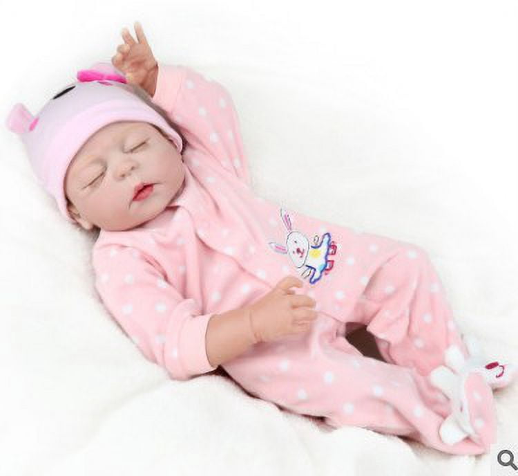 56cm/22.05inch Reborn Baby Dolls Handmade Realistic Baby Doll Newborn ...