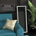 4 ft. Short Clear Plastic Partition White 3 Panel - Walmart.com
