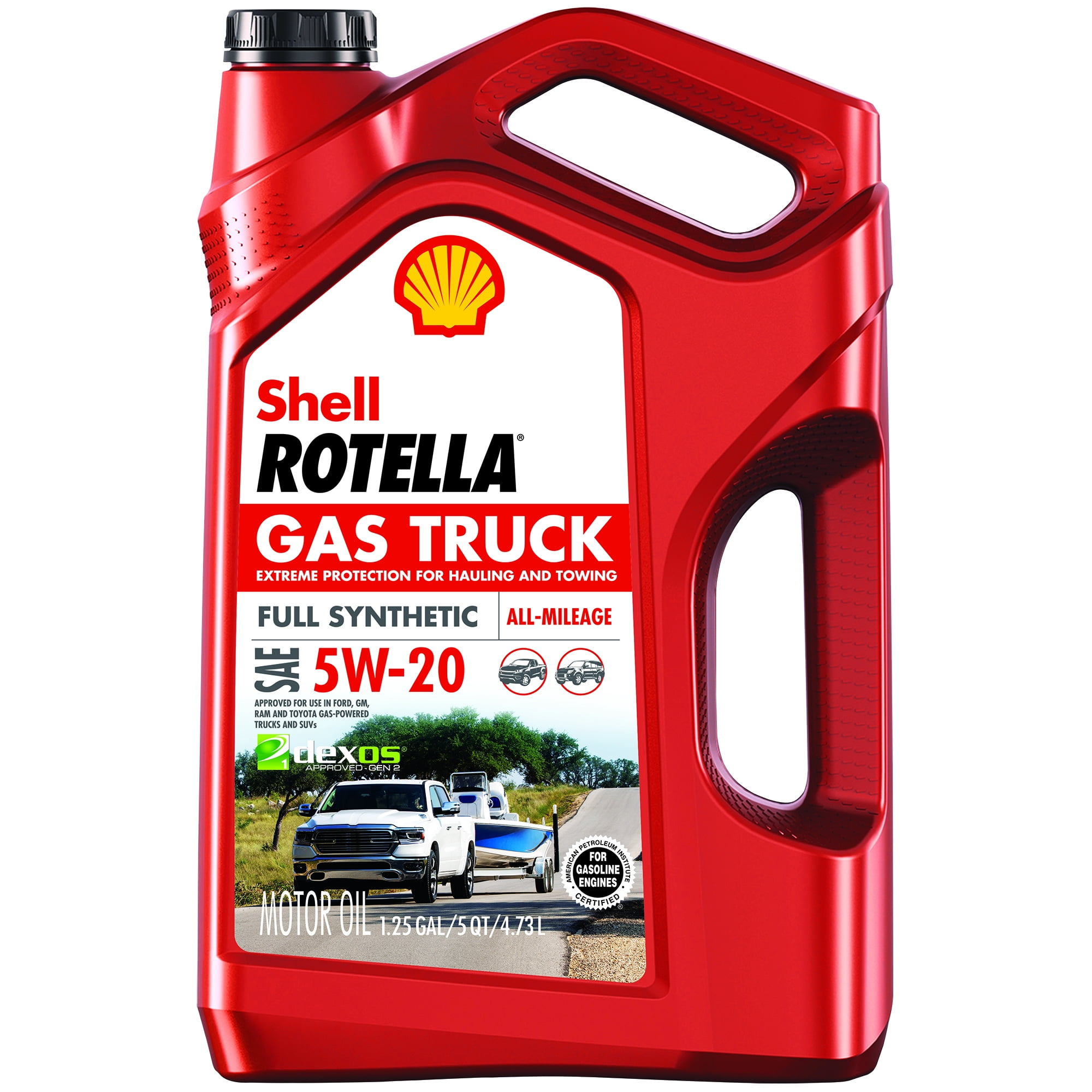 Shell Rotella Gas Truck Full Synthetic Motor Oil 5W-20, 5 Quart – BrickSeek