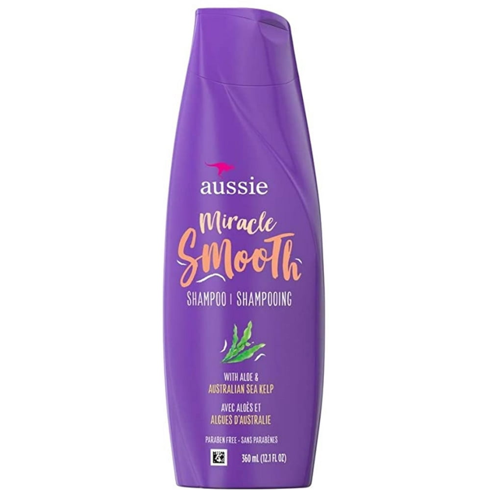 2 Pack - Aussie Miracle Smooth Shampoo 12.1 oz - Walmart.com - Walmart.com