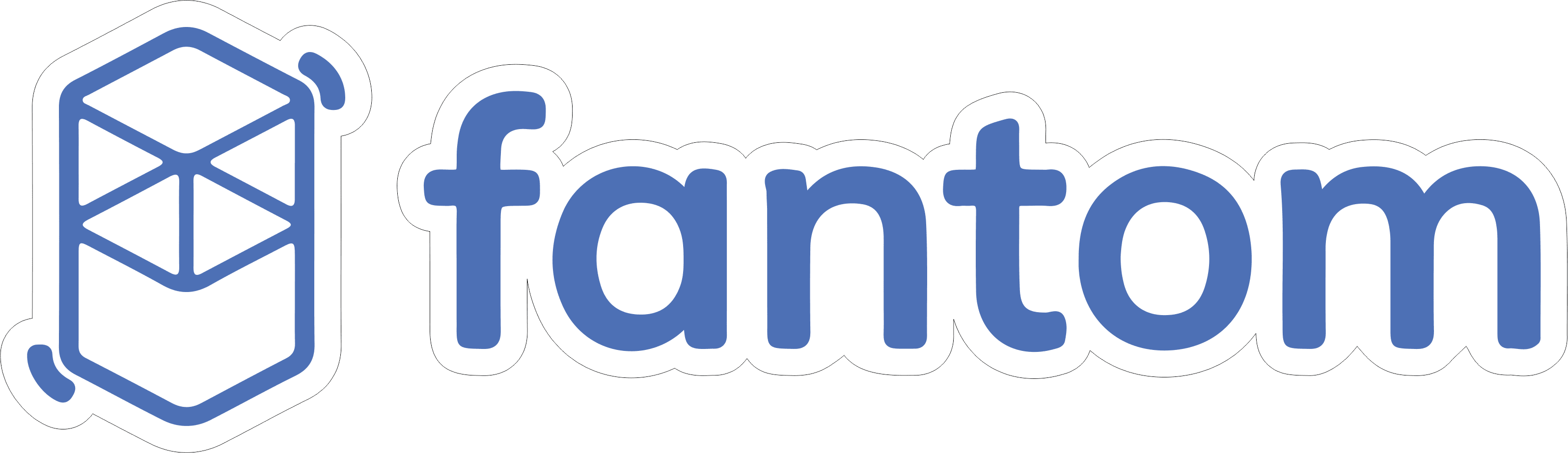 Fantom Logo Sticker - Walmart.com