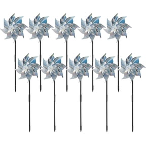 In the Breeze 2721 — Mylar Rainbow Flower Pinwheel with Leaves ...