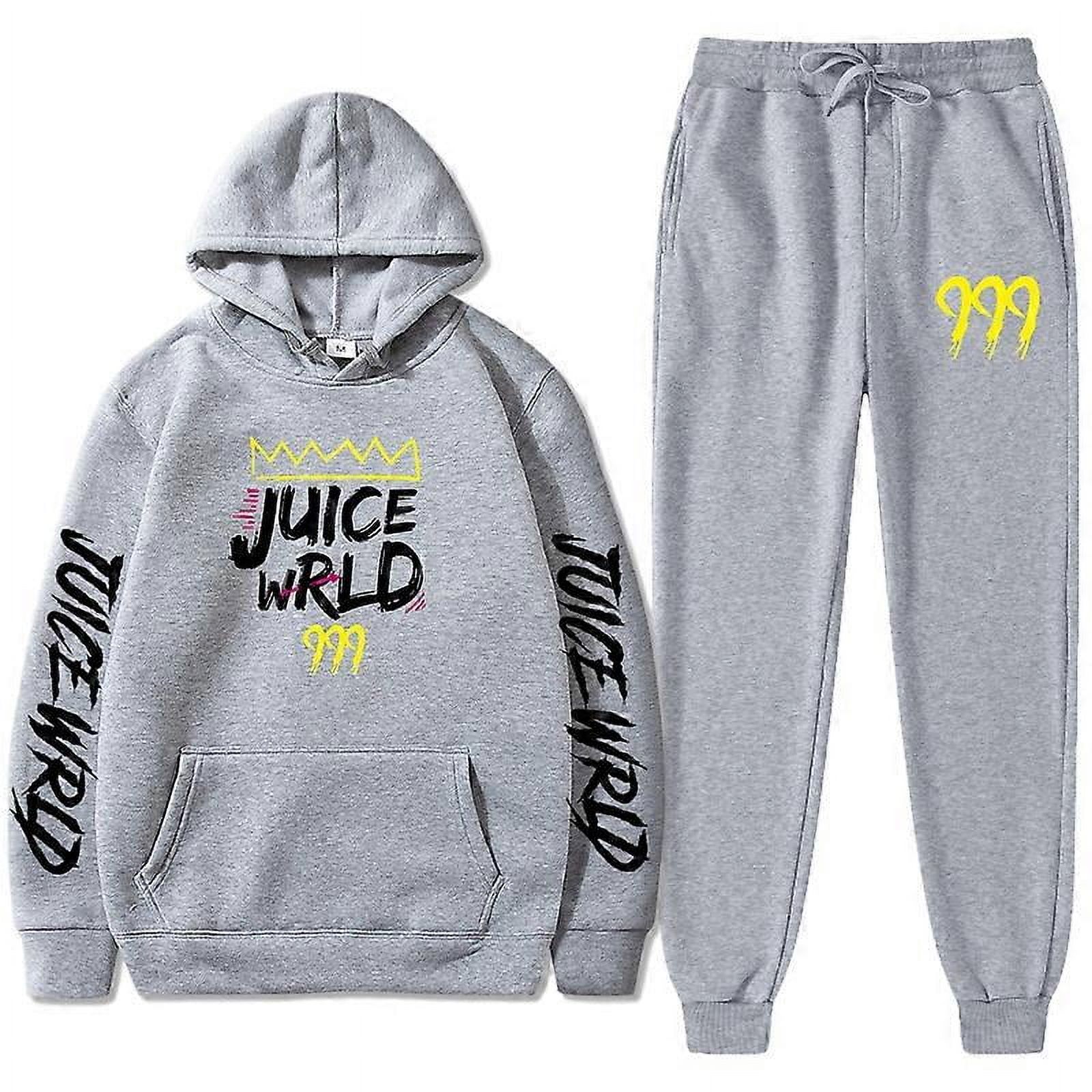 New Juice World Hoodie Suit Sweatshirt + Jogging Pants Juice Wrld Juice ...