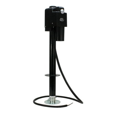 RAM EJ-3520-BBX 3,500 lb. Electric Trailer Jack with Drop Leg - Black ...