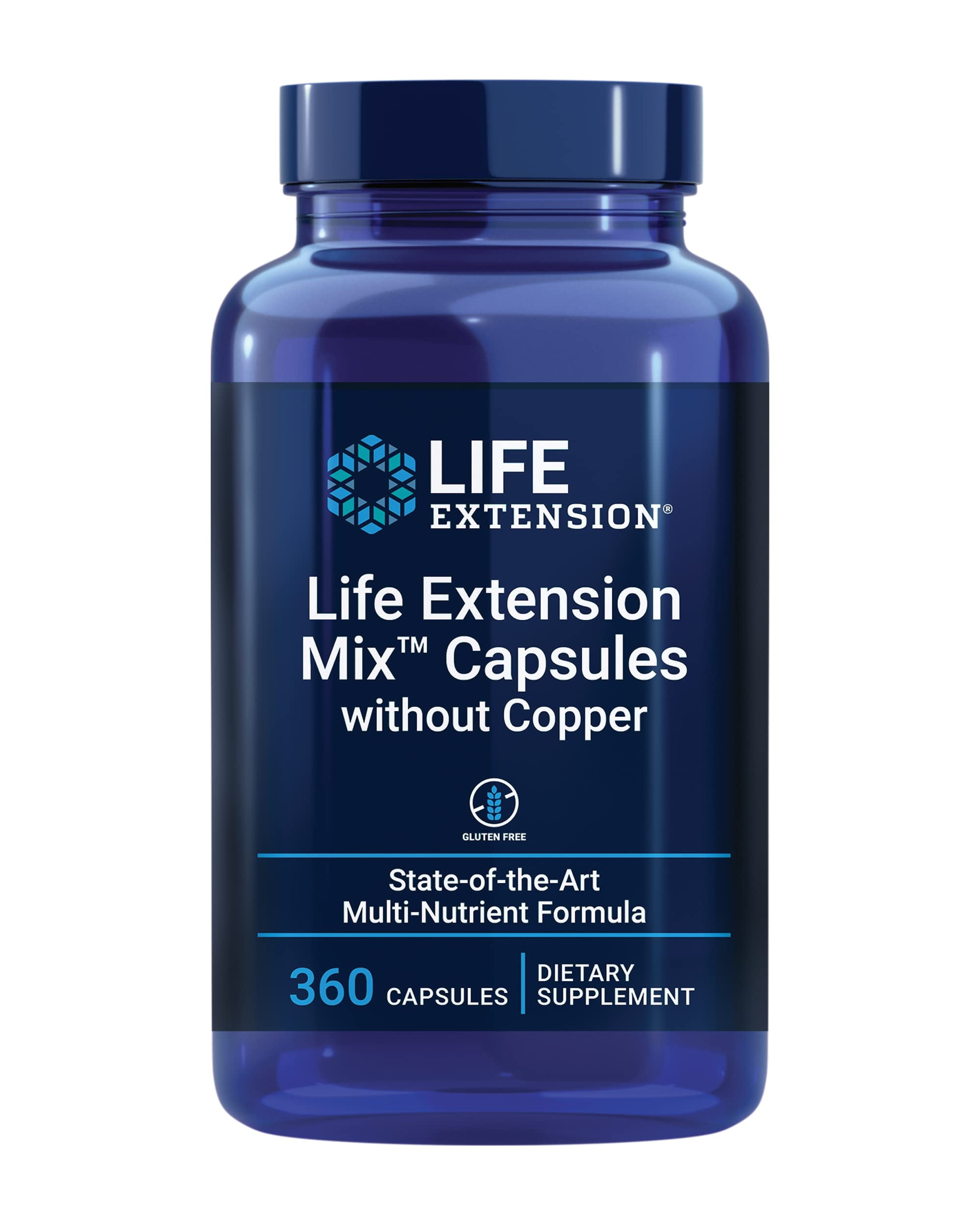 Suplemento Life Extension Mix™ en cápsulas sin cobre 360 | Walmart en línea