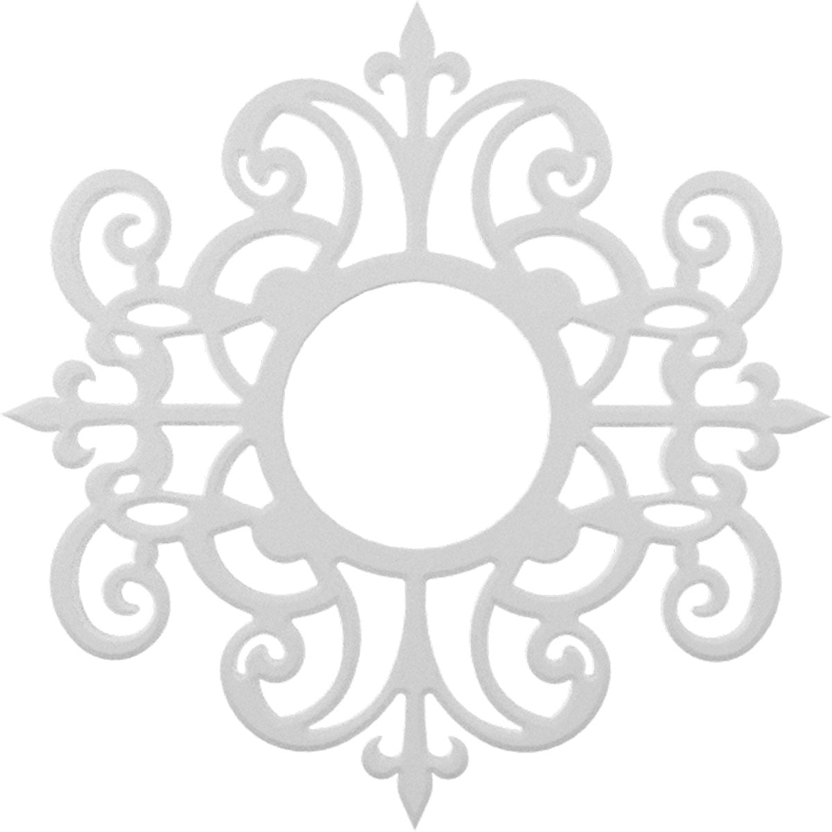 16 OD X 5 1 4 ID X 1 2 P Dijon Architectural Grade PVC Pierced Ceiling 16-od-x-5-1-4-id-x-1-2-p-dijon-architectural-grade-pvc-pierced-ceiling