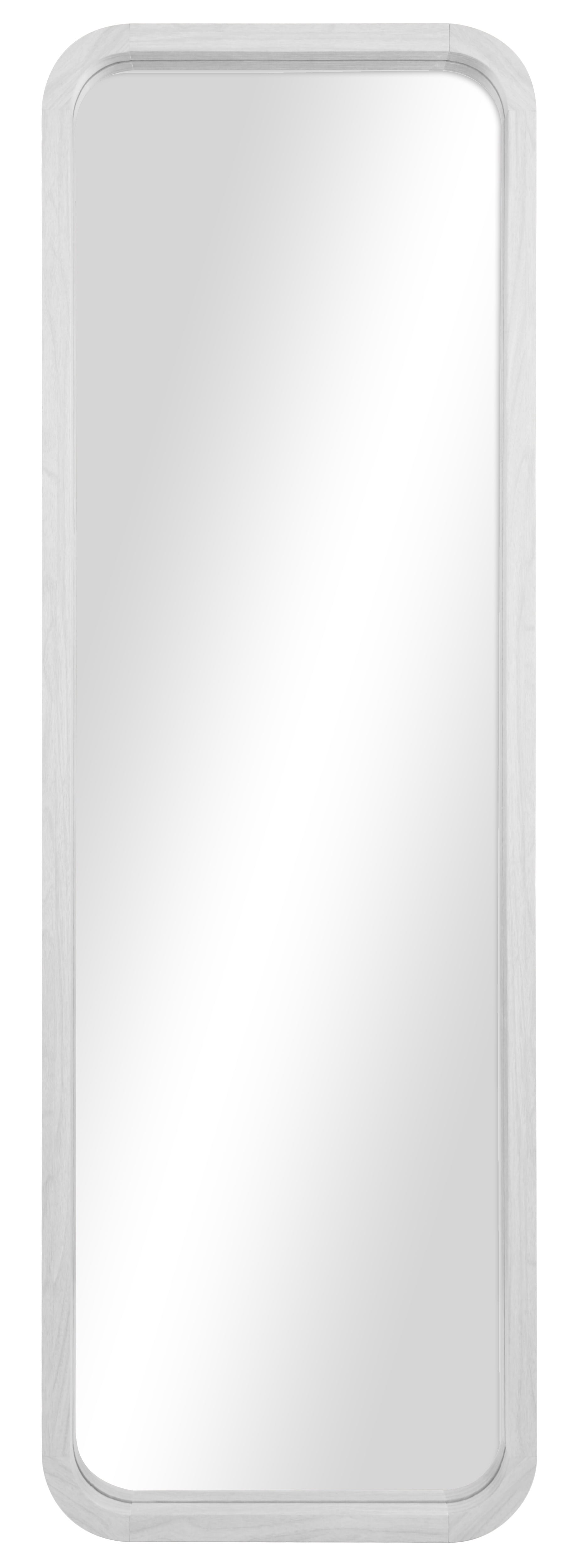 Mainstays 17X53 Rounded Edge Rectangular Mirror White Finish - Walmart.com