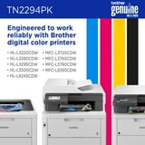 Brother Genuine TN229 4PK Standard Yield Toner Cartridge Multipack in ...