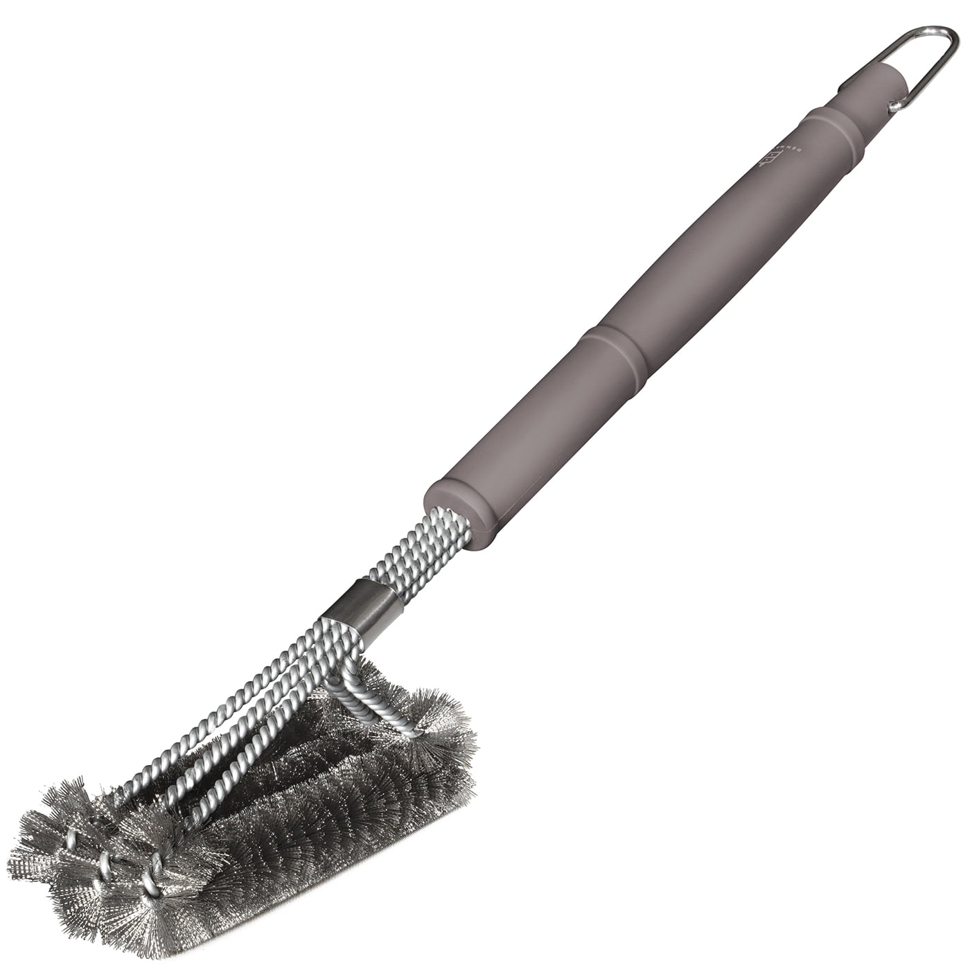 Den Haven BBQ Grilling Expert Tools Grill Brush with Triple Stainless ...
